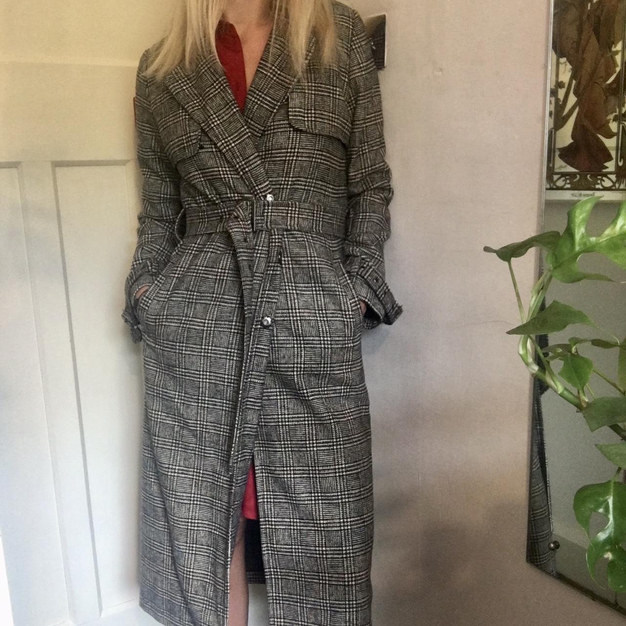 A Really Beautiful Plaid Coat Excellent Condition Depop
