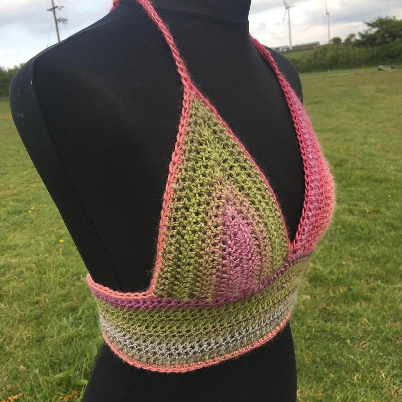 Handmade crochet top, made by me. I love making... - Depop