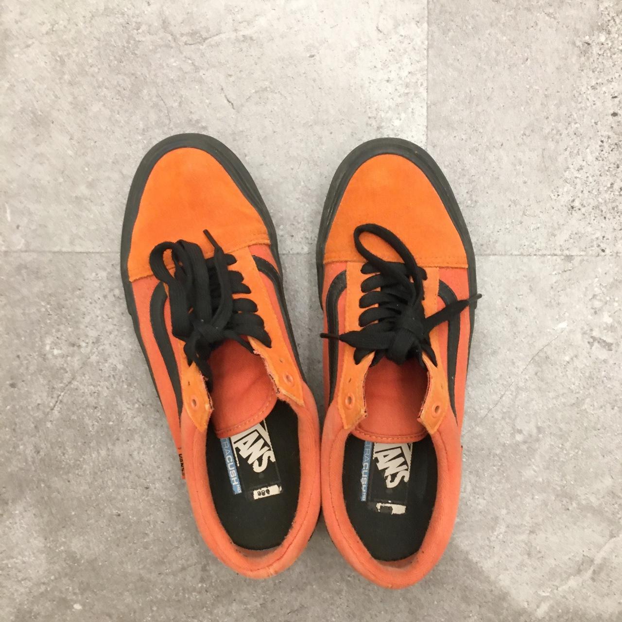 Orange comfy kush vans Condition 10/10 #vintage... - Depop