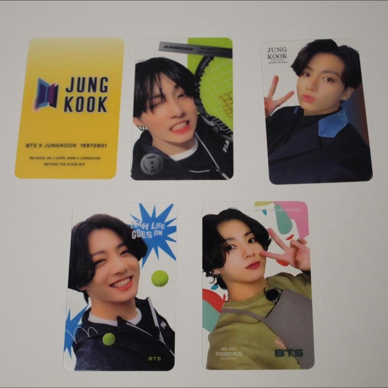 💛 BTS JUNG KOOK - TRANSPARENT PHOTO CARDS 💛 💛 ... - Depop