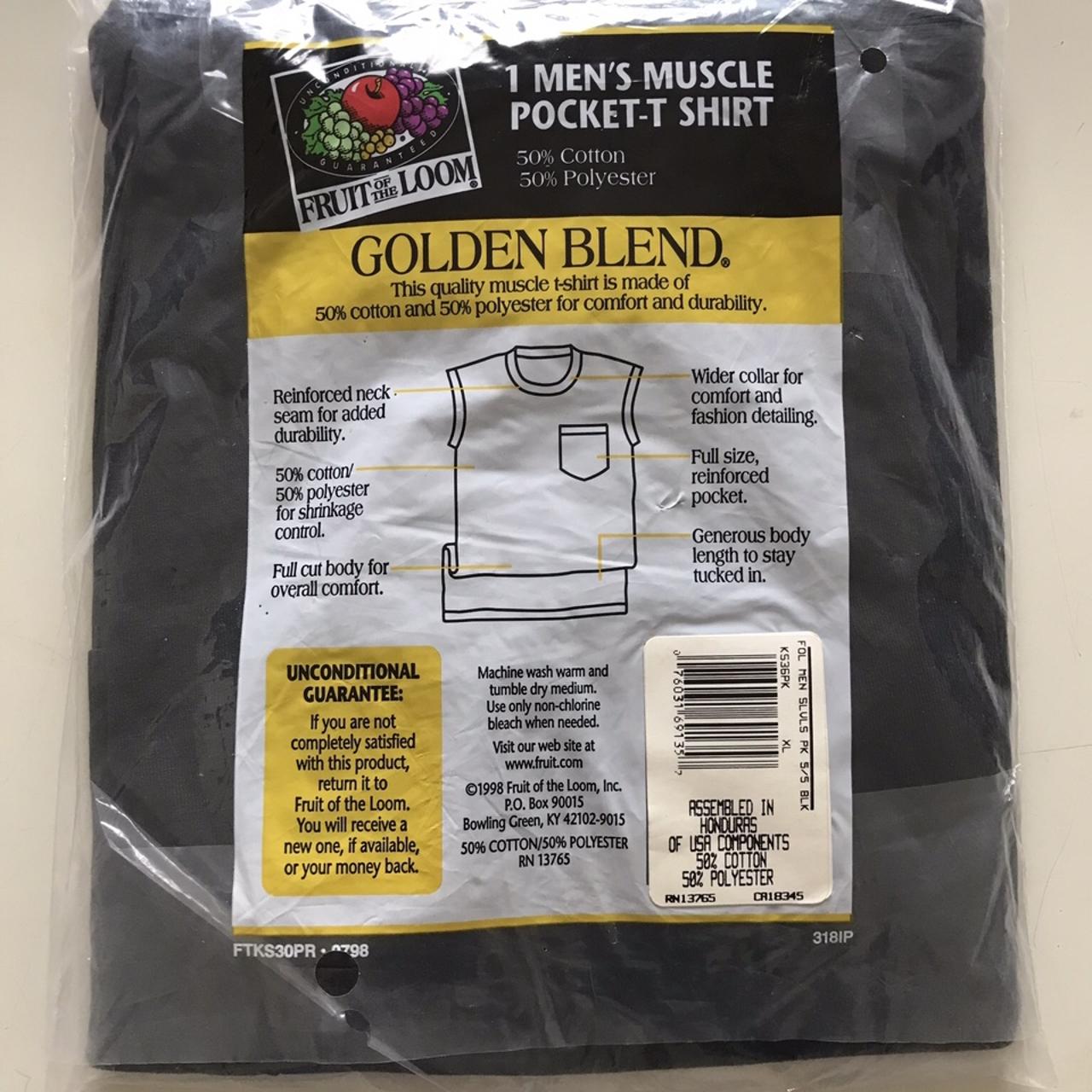 Vintage 80’s black muscle pocket t shirt. Size... - Depop