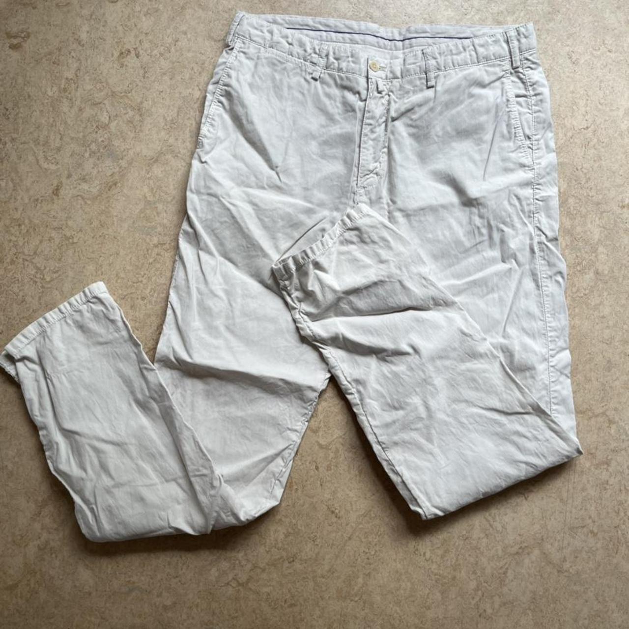 Super clean thrifted white chinos Really comfy... - Depop