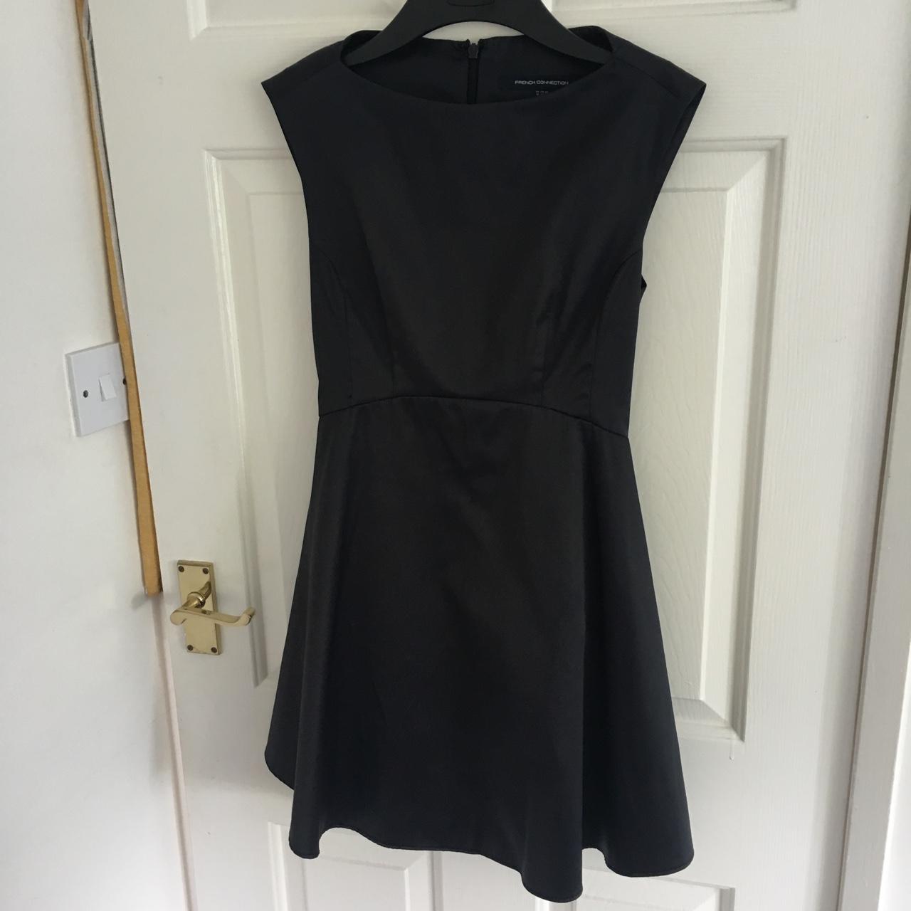 FRENCH CONNECTION black mini skater style dress... - Depop