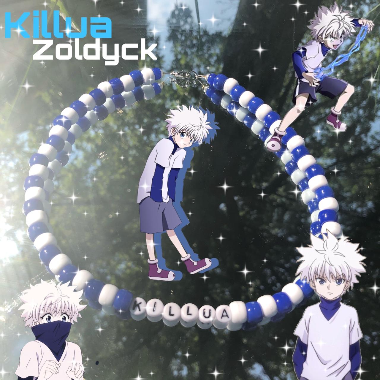 Killua choker necklace! Sits around the collar... - Depop