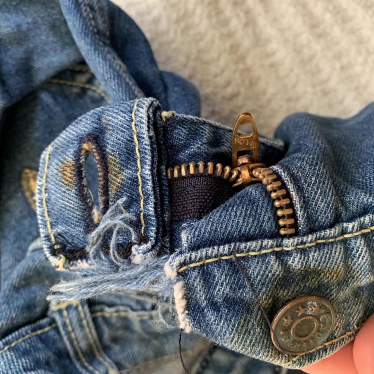 Rusty Women's Blue Jeans | Depop