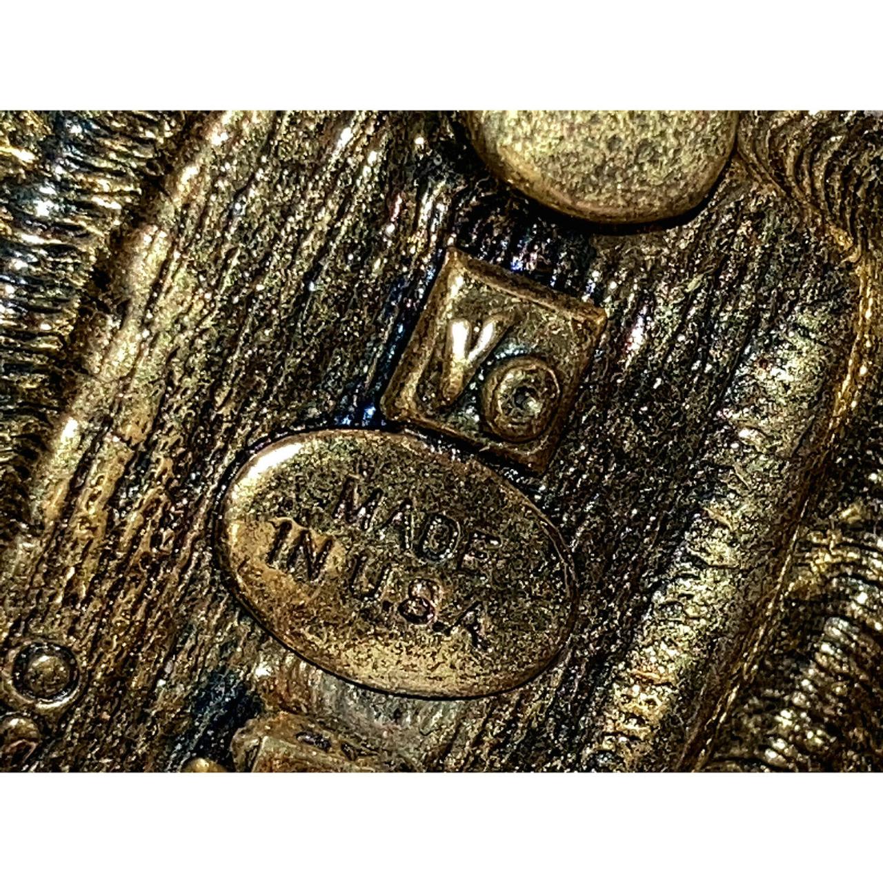 Valentino Dark Blue Lucite Cast Nugget Rectangular... - Depop