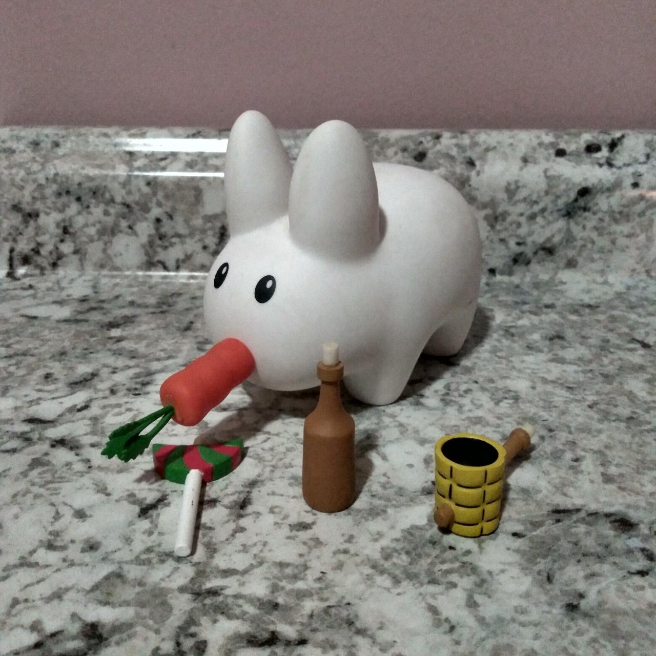 Kozik x Kidrobot Labbit vinyl figure with... - Depop