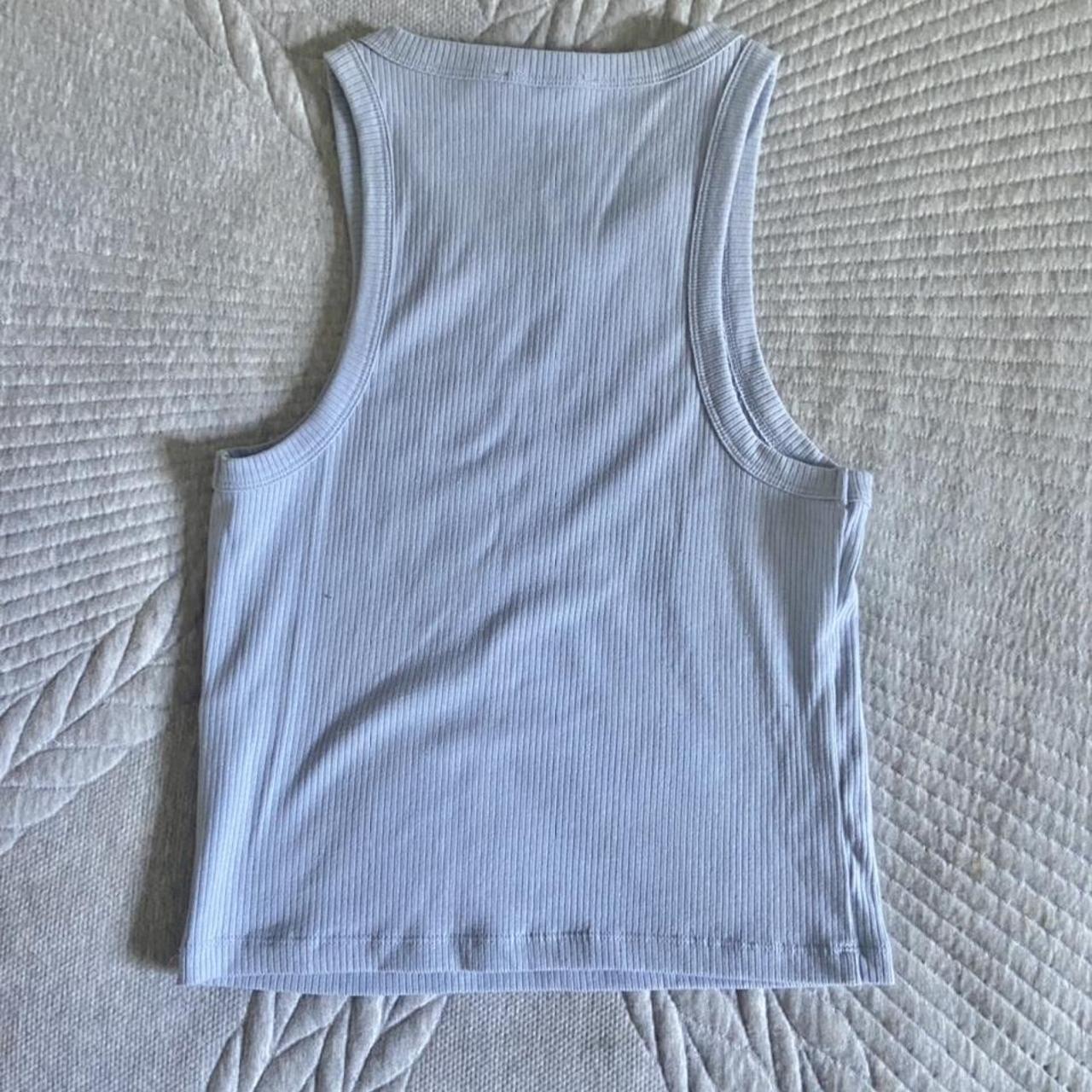 Miss Shop Women's Blue Top | Depop