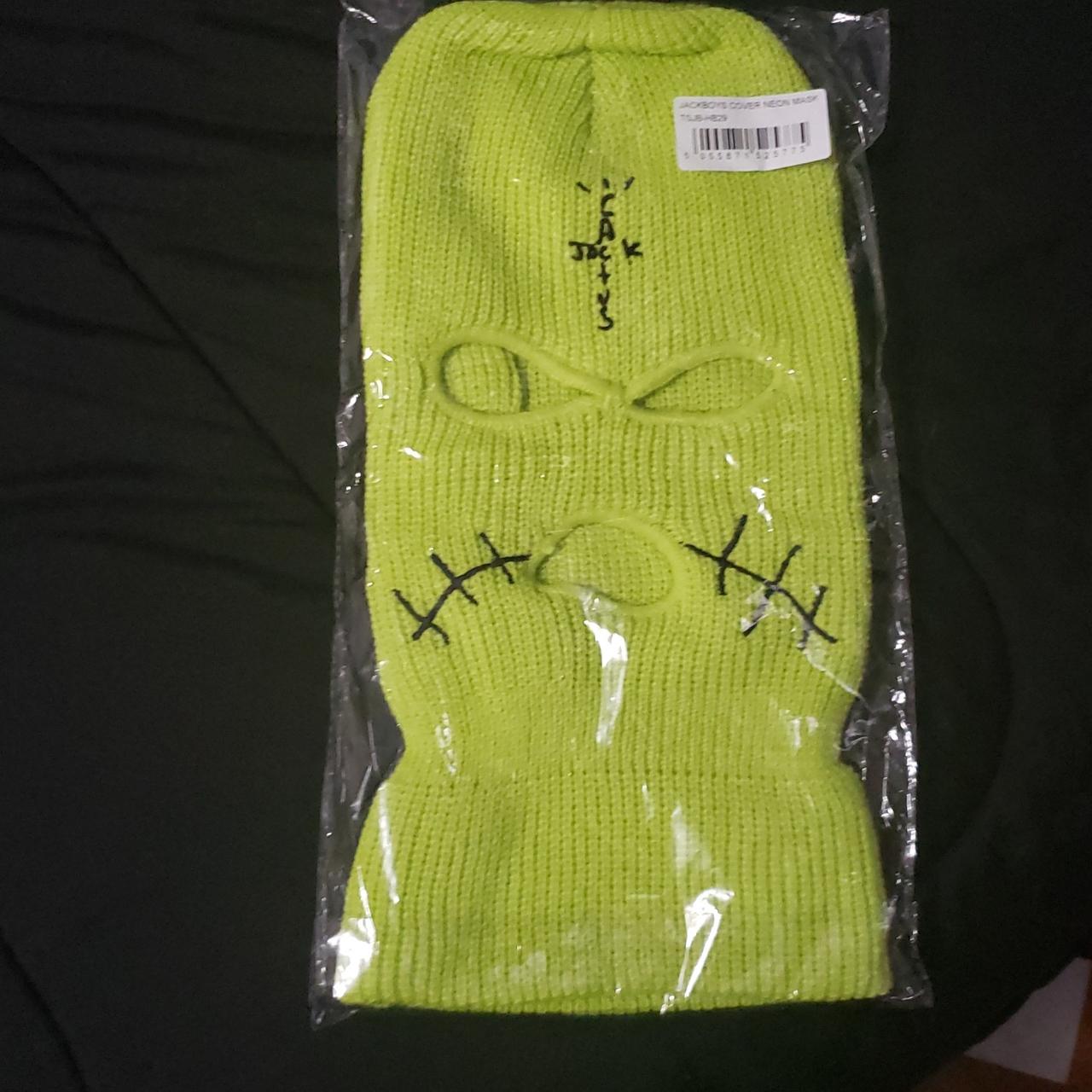 Jackboys neon cover ski mask brand new - Depop