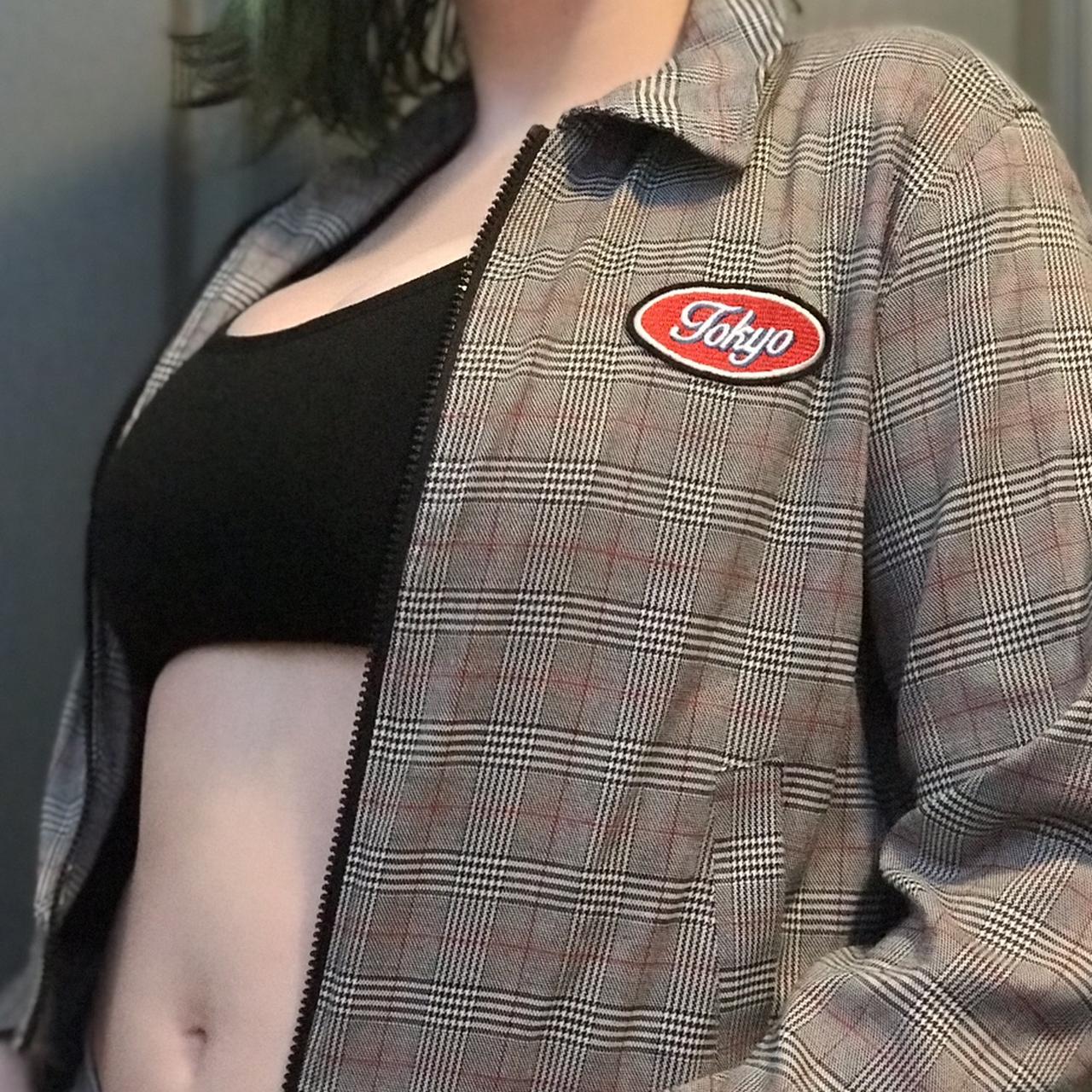 Barely worn, stylish Tokyo jacket with a... - Depop