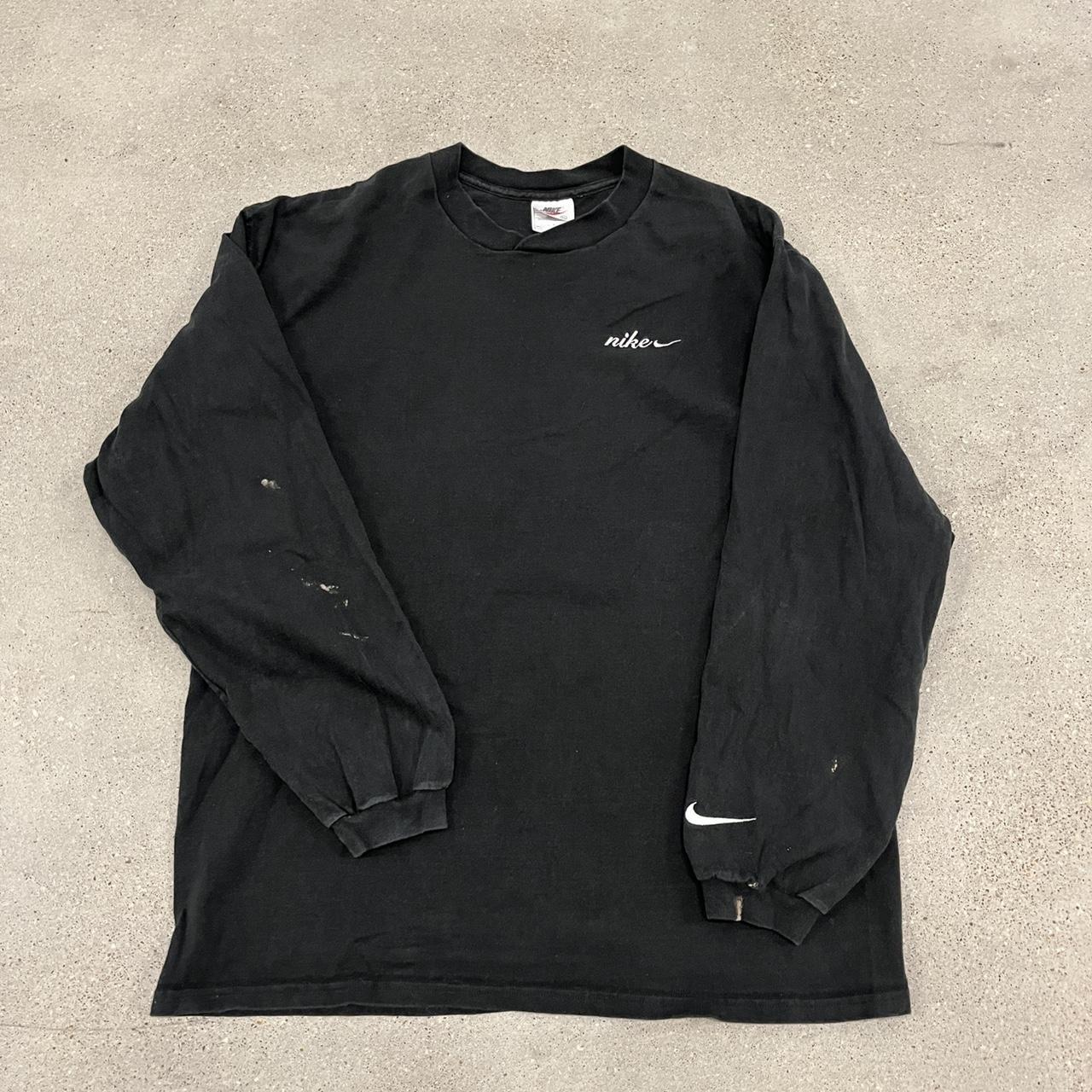 Vintage Nike Long-sleeve shirt Size XL 24x31 Nice... - Depop