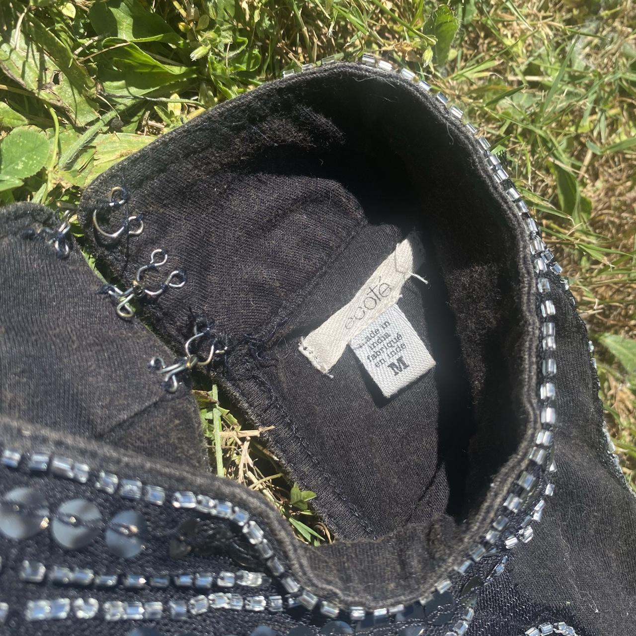 Ecoté Beaded high top blouse. Shines in the sun,... - Depop