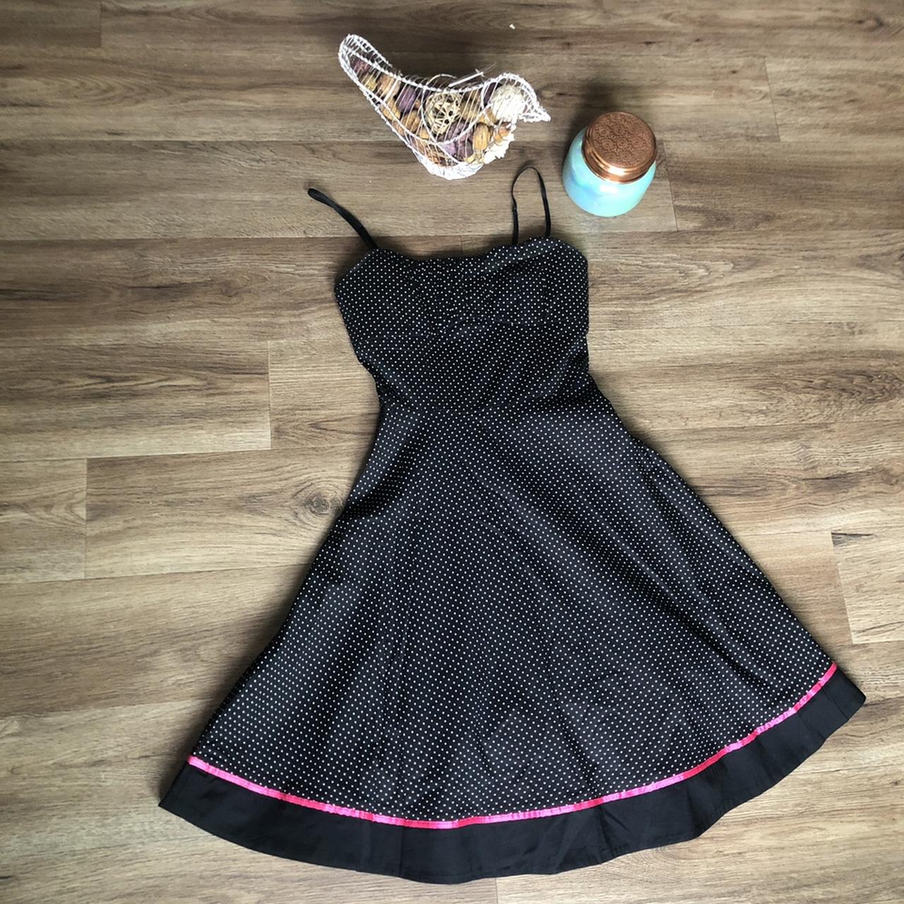 Ruby Rox Polka Dot Pinup Style Dress. Back zipper... - Depop