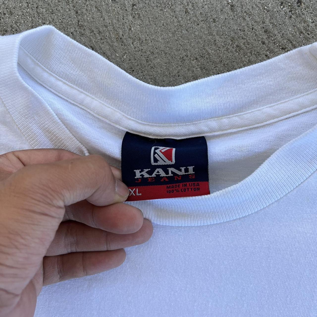 Vintage 90s Karl Kani 10 Years Infinity White... - Depop