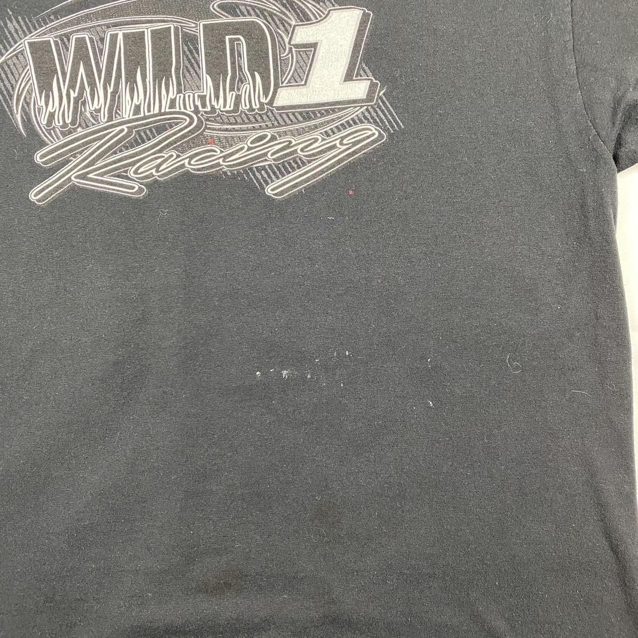 “Wild 1 Racing” Graphic T-shirt Basic black and... - Depop