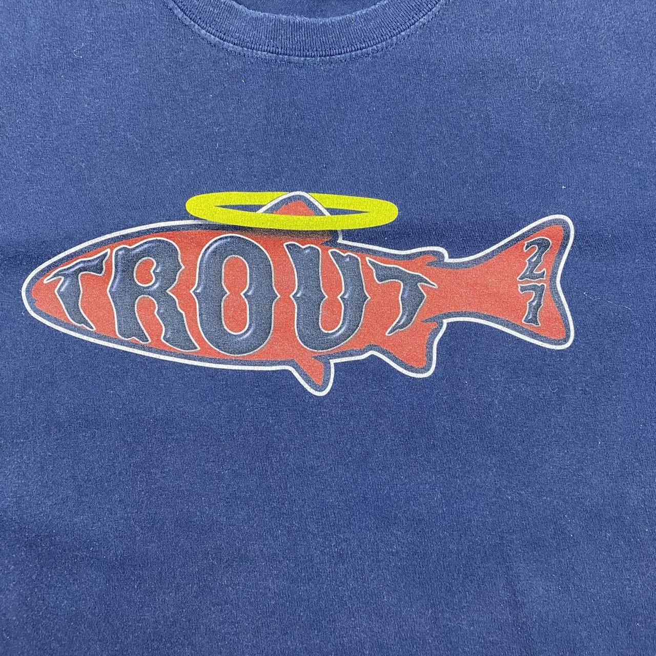 Vintage Y2K “Trout 27” Graphic T-shirt A basic but... - Depop