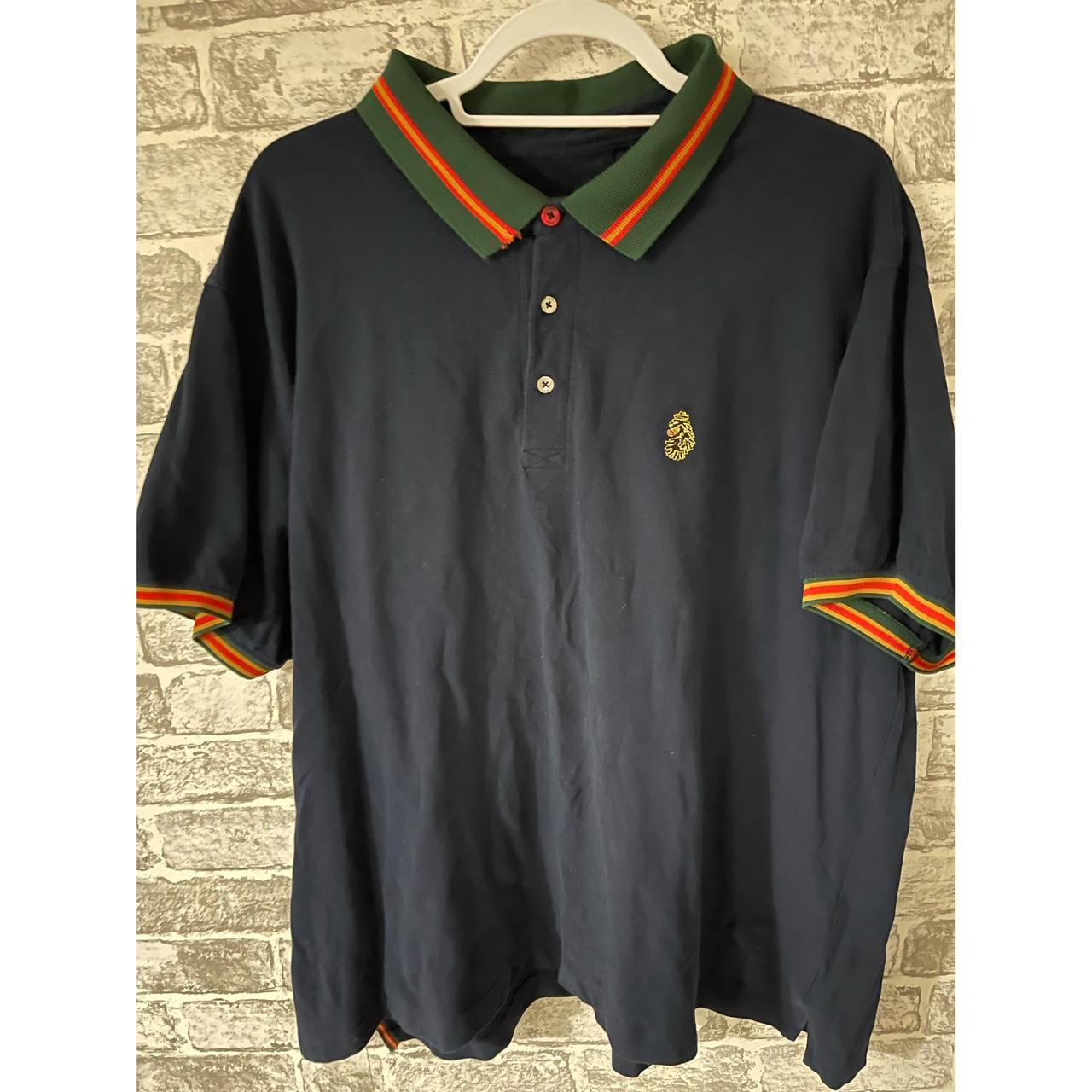 Luke Sport Navy Polo Shirt 2XL Great Condition... - Depop