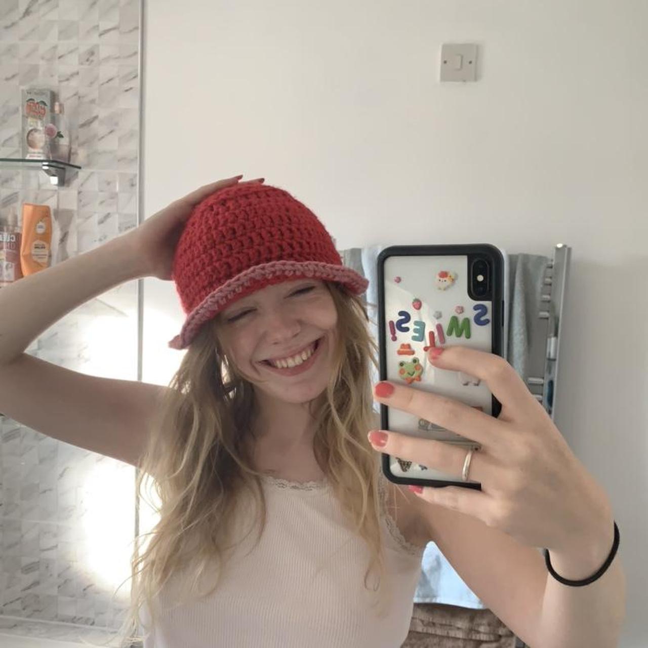 Cute lil slightly chunkier Pinky - red x pink... - Depop