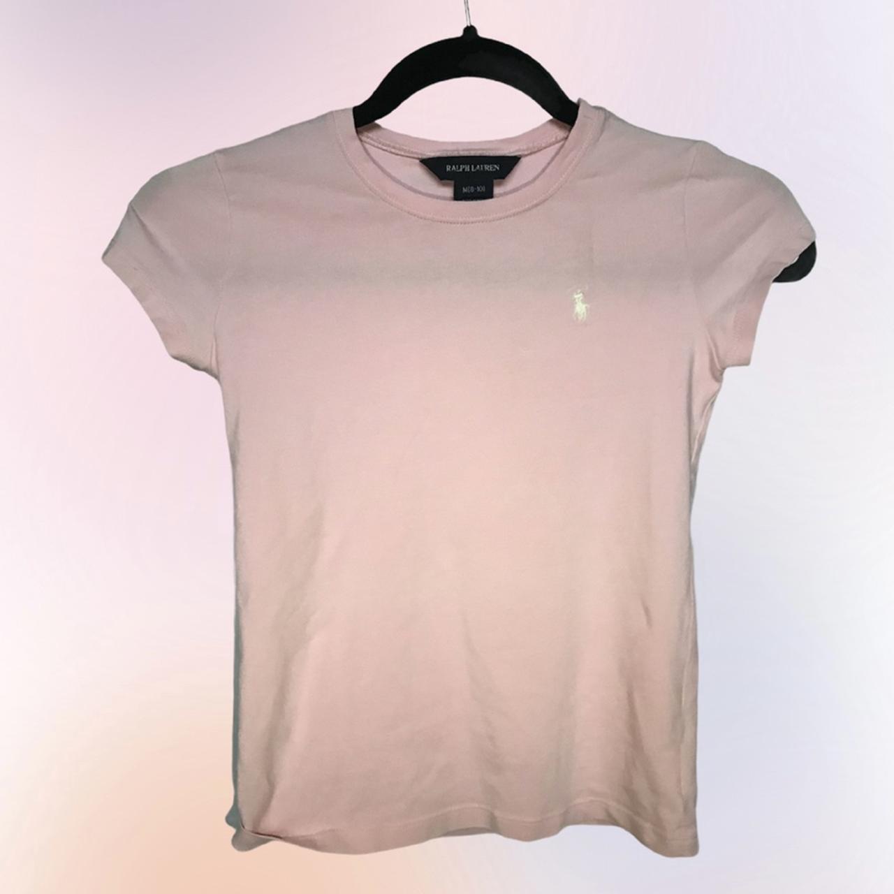 ~ Girls baby pink polo soft Ralph Lauren t-shirt. ... | Depop