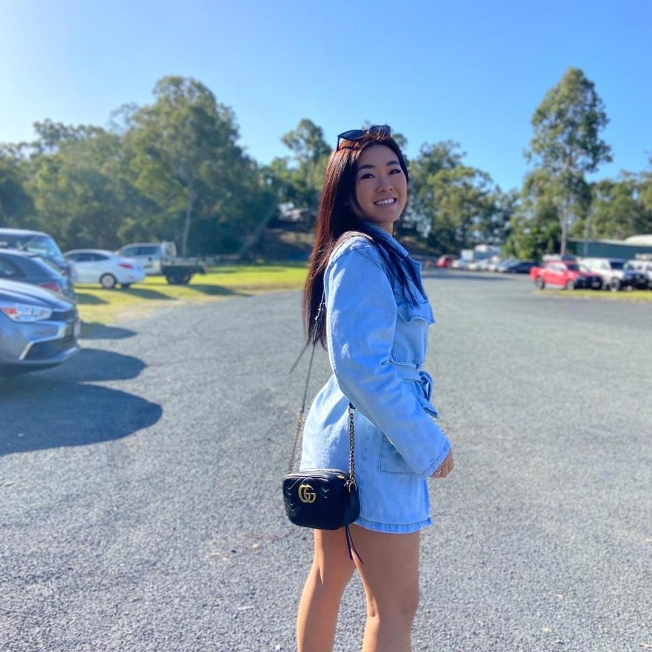 Princess Polly denim dress Size XS Fits 6-10... - Depop