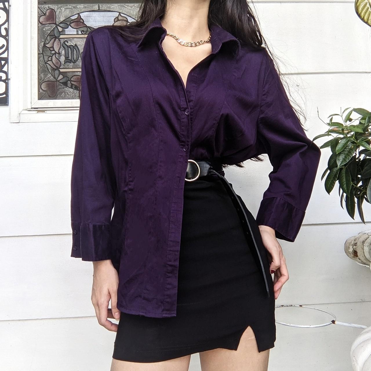 Women's Purple Blouse | Depop