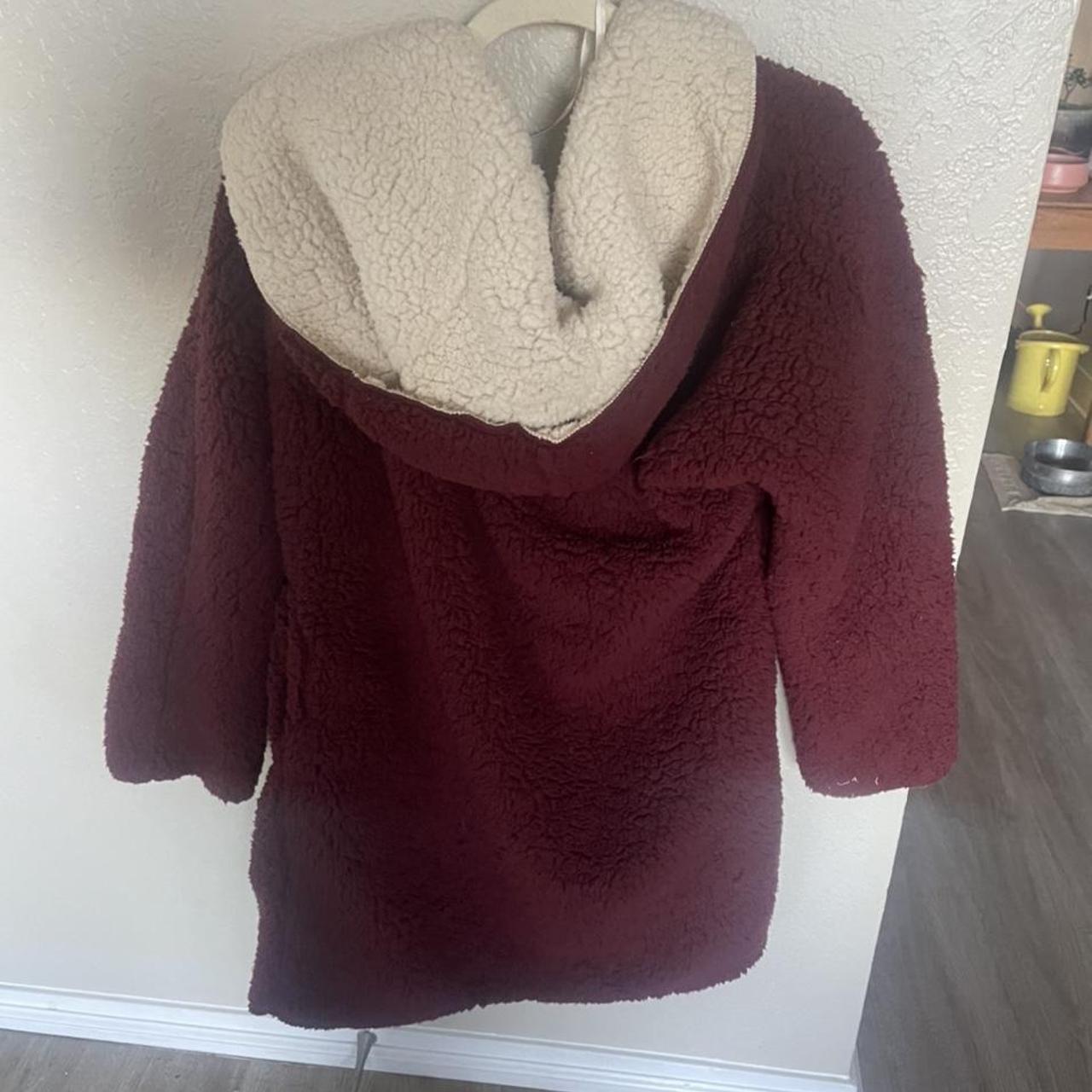 Ecote Sherpa jacket. Reversible and extremely soft... | Depop