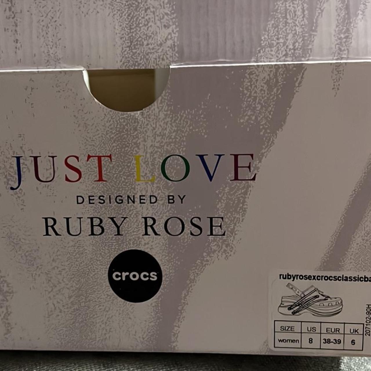 RUBY ROSE x CROCS JUST LOVE New and never worn.... - Depop