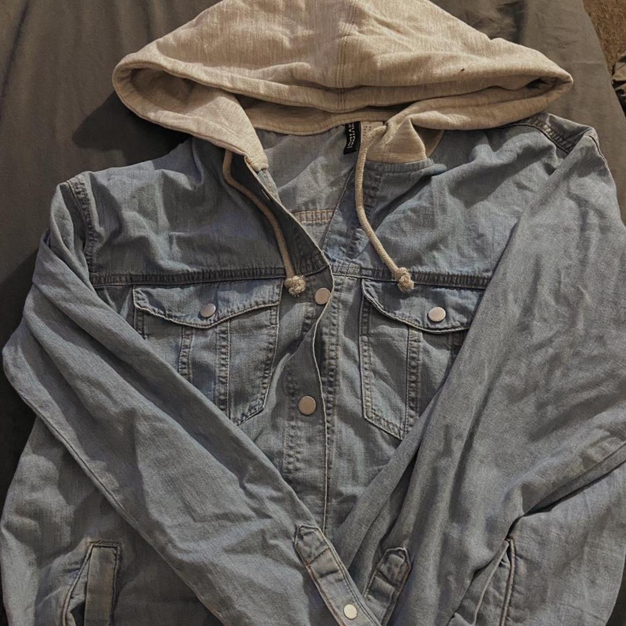 Shein denim hood jacket No flaws - Depop