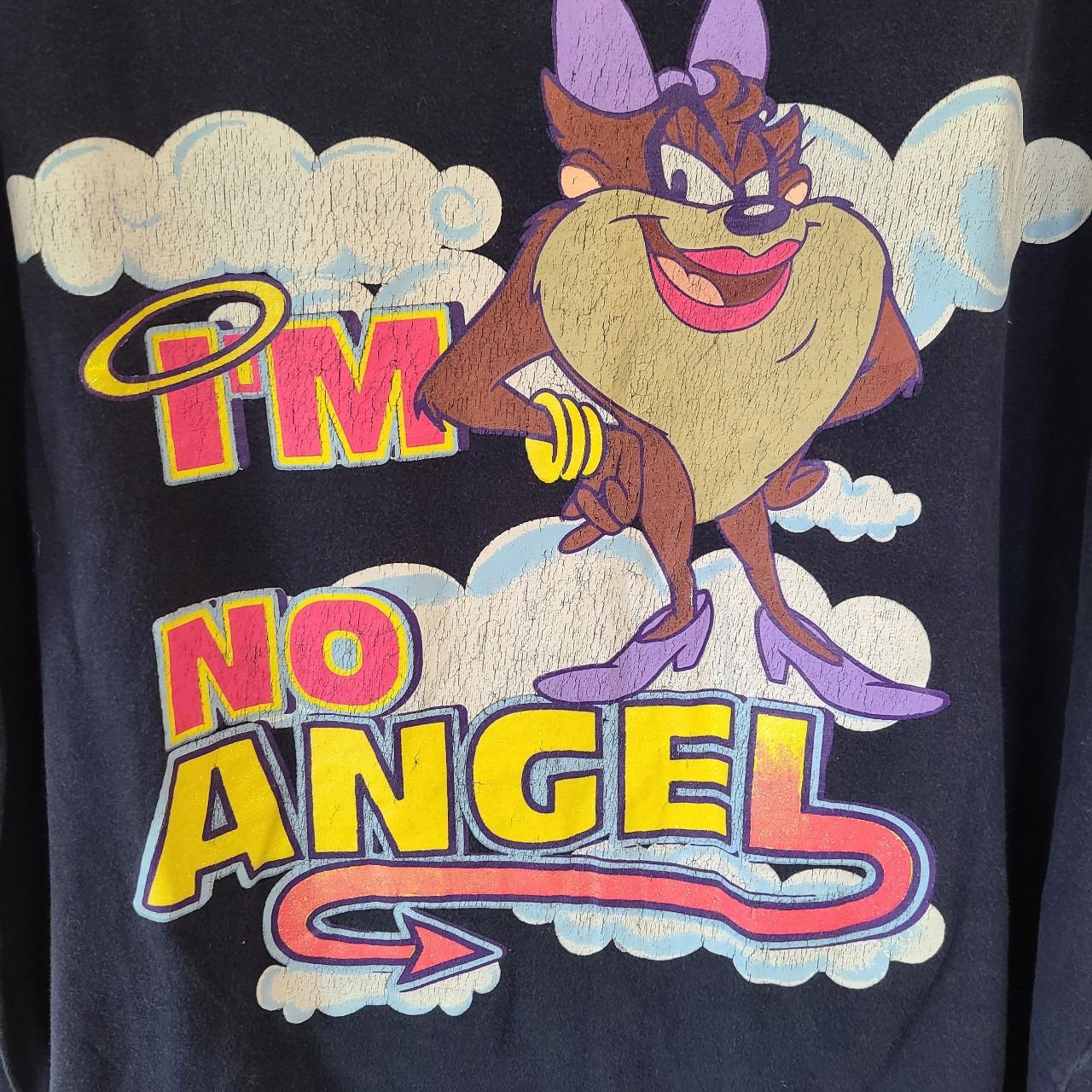 Vintage Looney Tunes Taz she devil Oversized double... - Depop