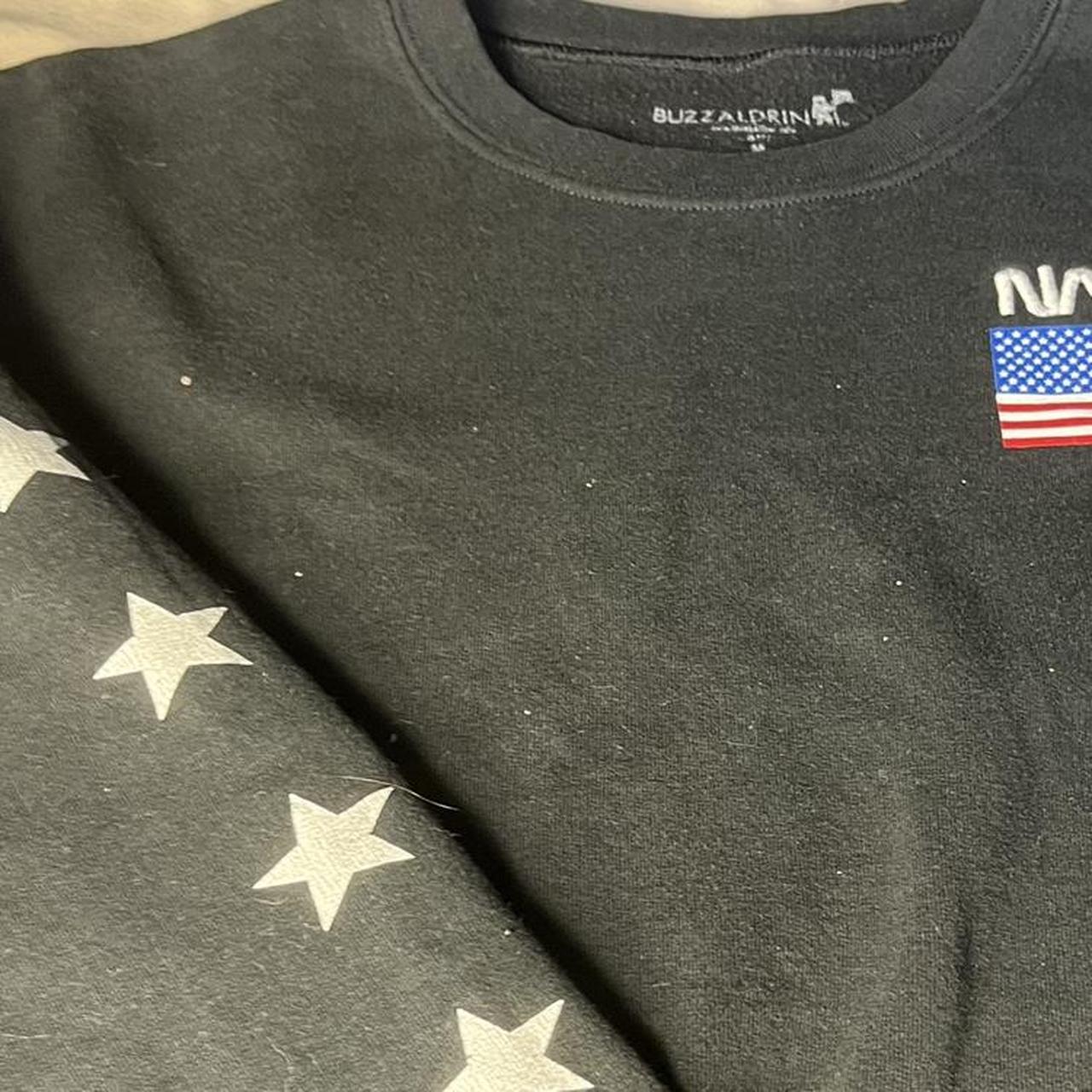 nasa usa crewneck brand pacsun size: M fits... - Depop