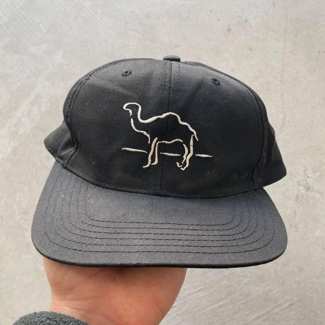 Camel Men's Black Hat | Depop