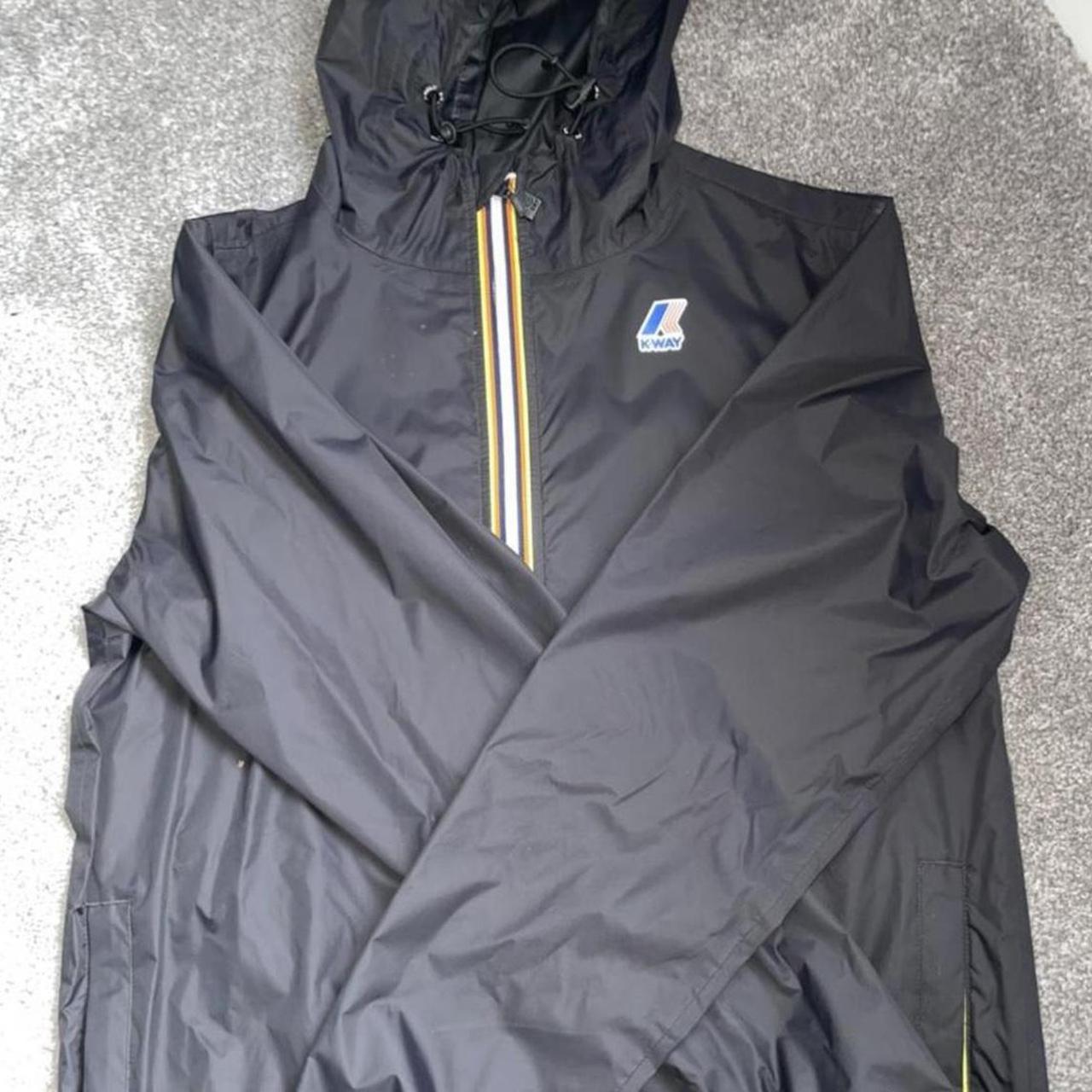 Kway waterproof jacket, barely worn, excellent... - Depop