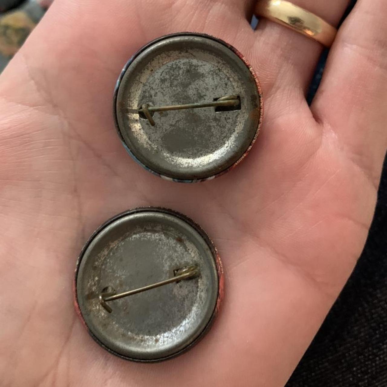 Motörhead pins original 1980s pinbacks pair Great... - Depop