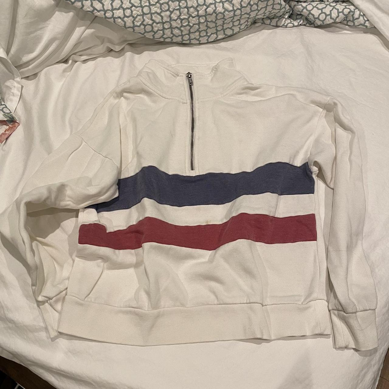 Hippie Rose Women's White Sweatshirt | Depop