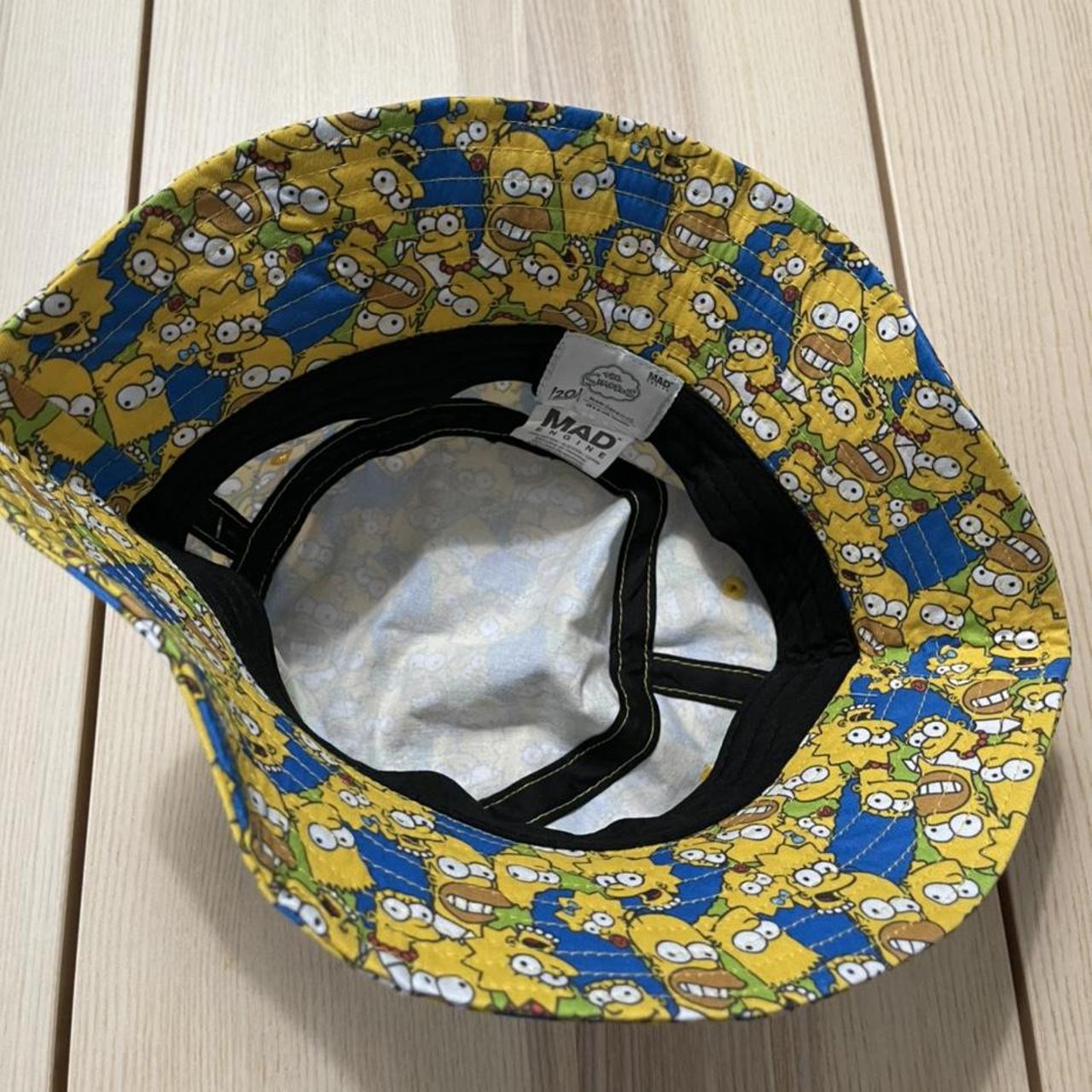 Mad Engine Men's Blue and Yellow Hat | Depop