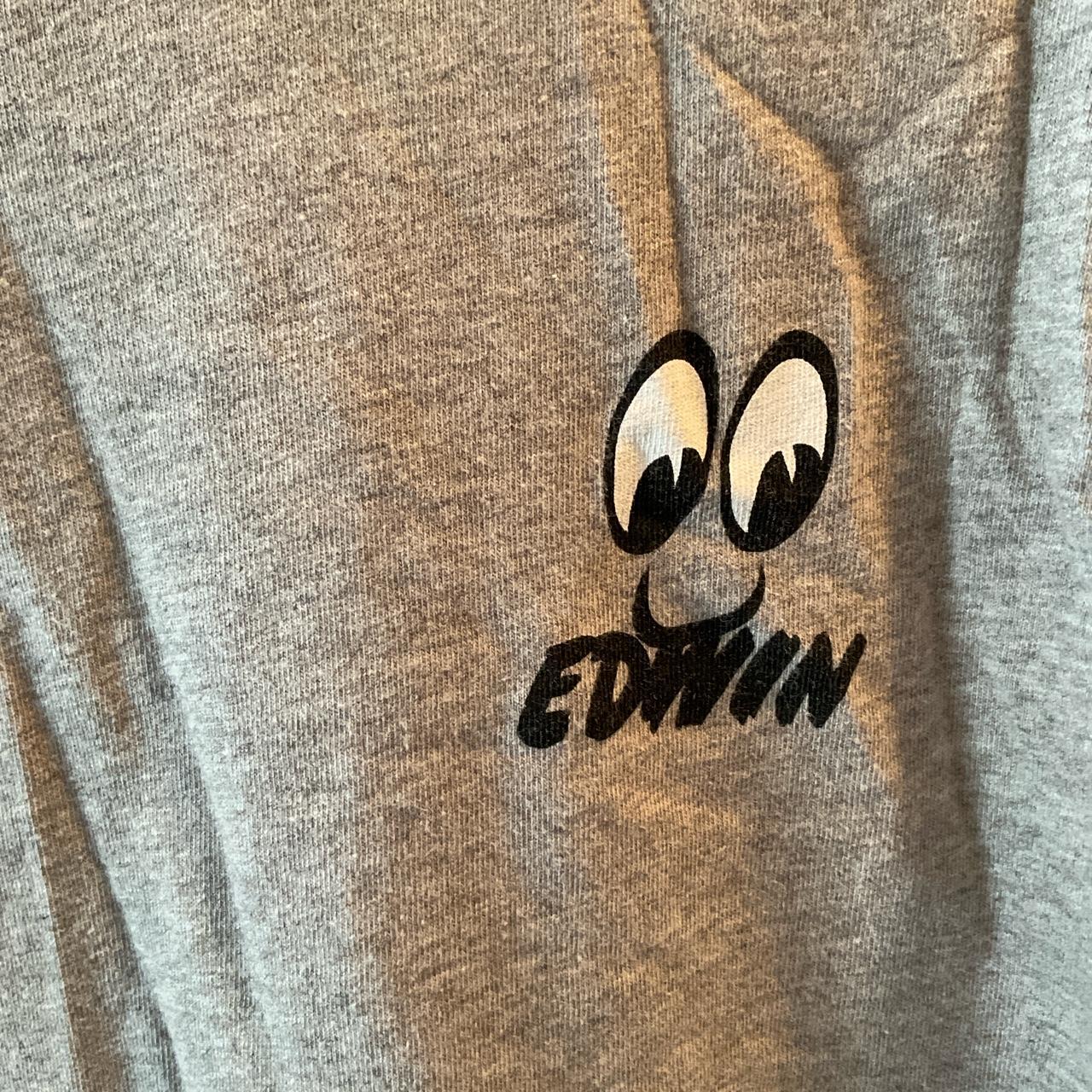 Edwin eyes grey T-shirt - Depop