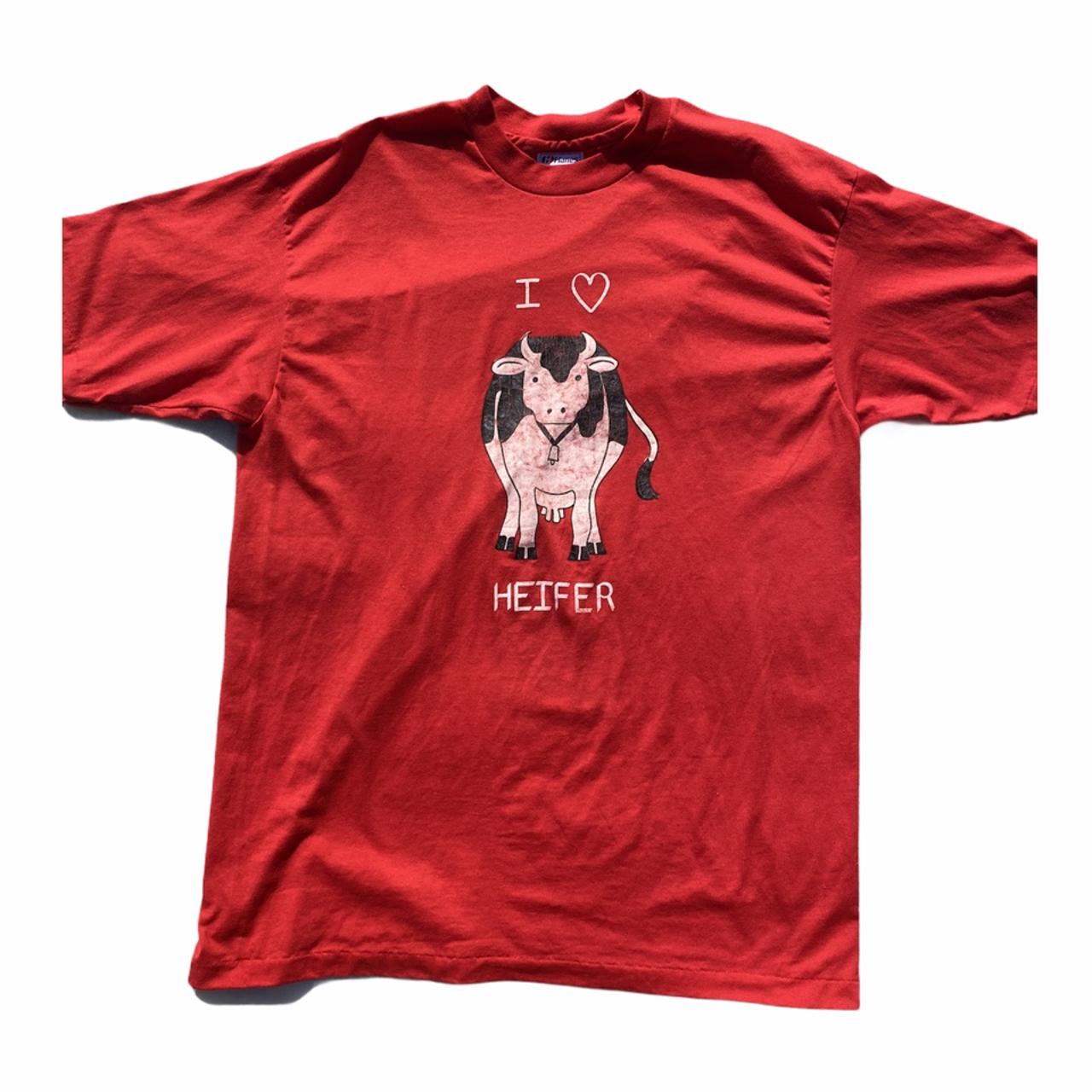I ️ Heifer T-Shirt #heifer #cows #benandjerrys... - Depop
