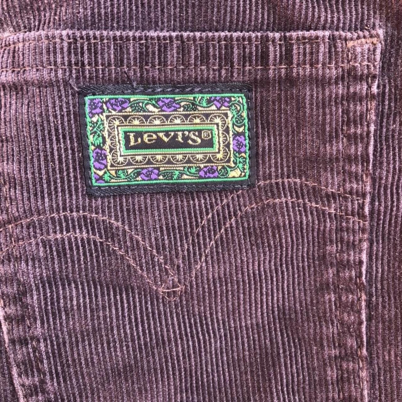 Rare vintage Levi’s cords!! Brown corduroy pants... - Depop