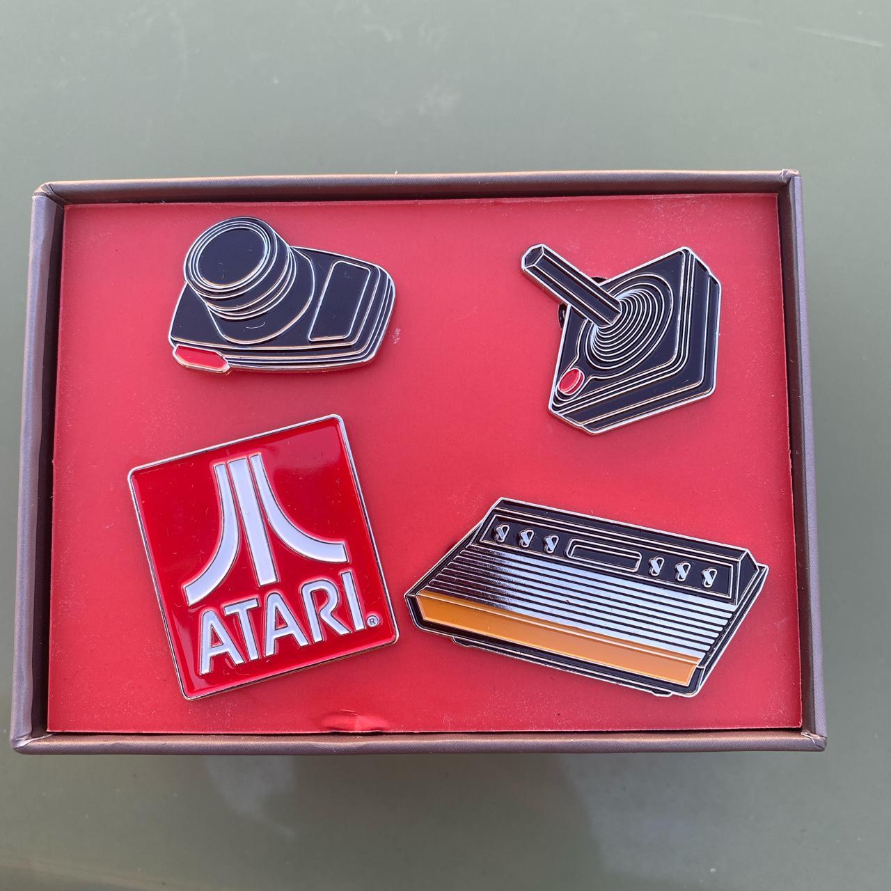 👽👽👽 Atari Video Game Enamel Pin Set. Produced By... - Depop