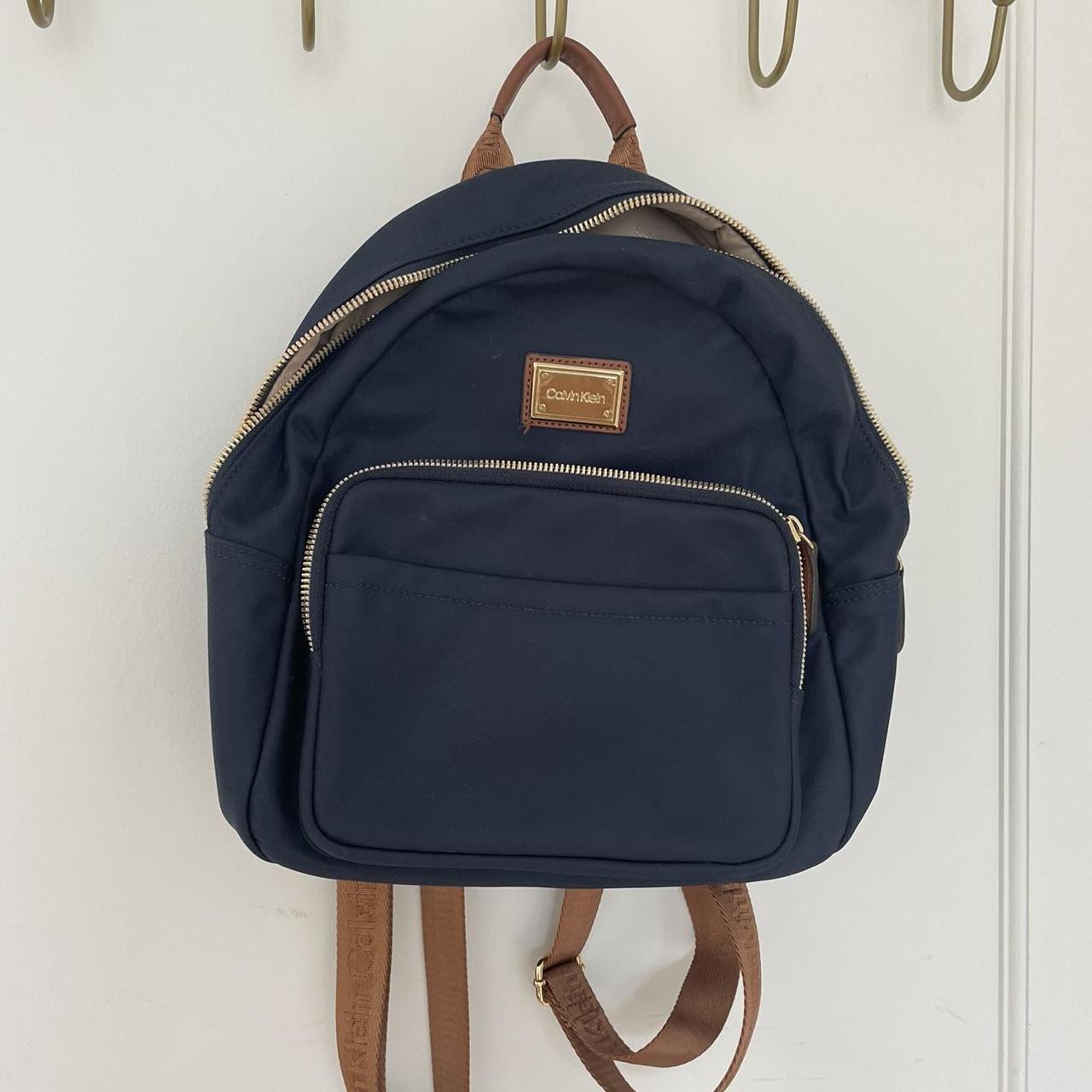 CK Calvin Klein Women's Blue and Navy Bag | Depop