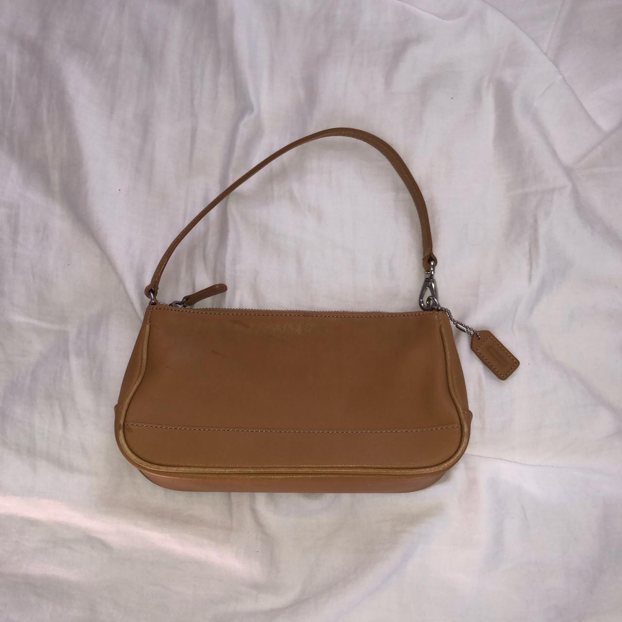 COACH MINI BAG ~ leather mini bag by Coach. a little... - Depop