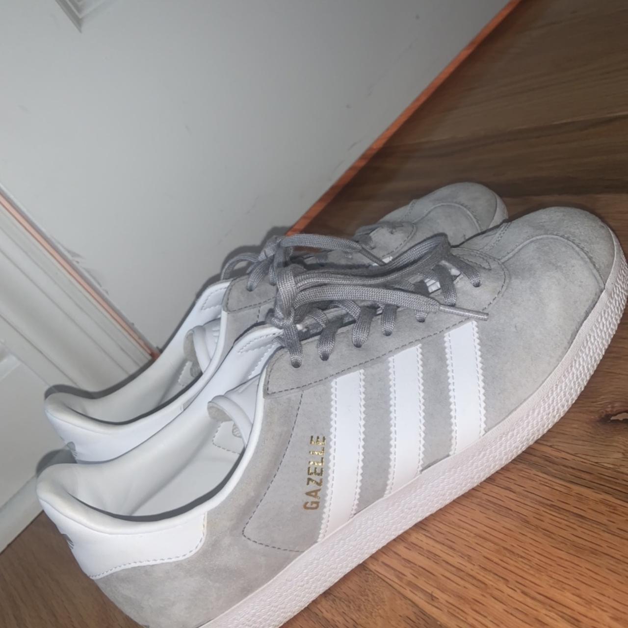 Adidas Originals Women's Grey Trainers | Depop