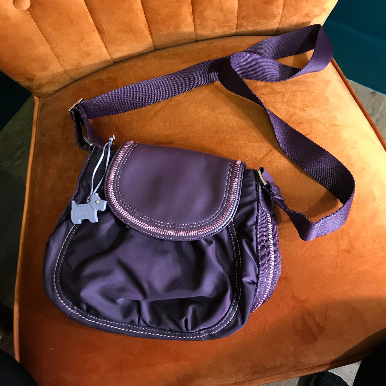 Radley Waterproof Fabric and leather bag with... - Depop