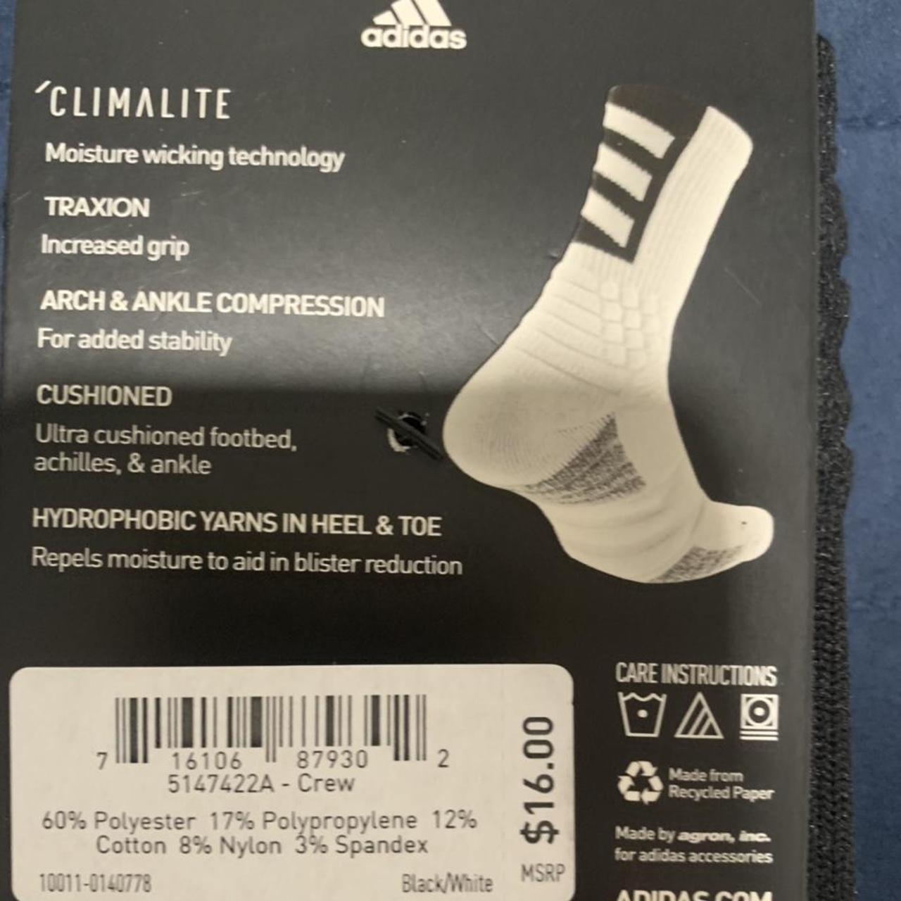 Adidas compression socks, your foot feels protected... | Depop