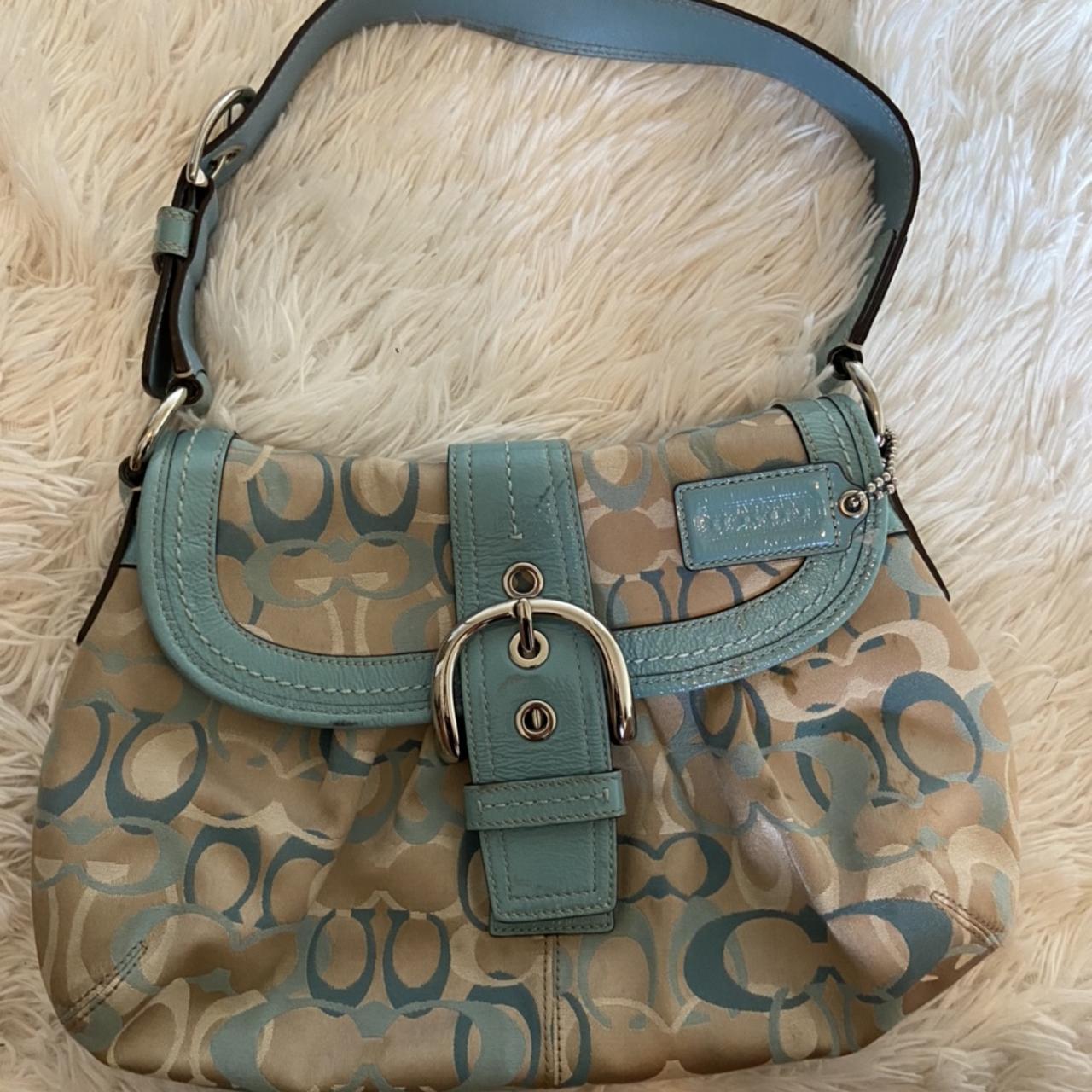 Baby Blue🦋🦋 Blue Coach purse!! Absolutely beautiful... | Depop