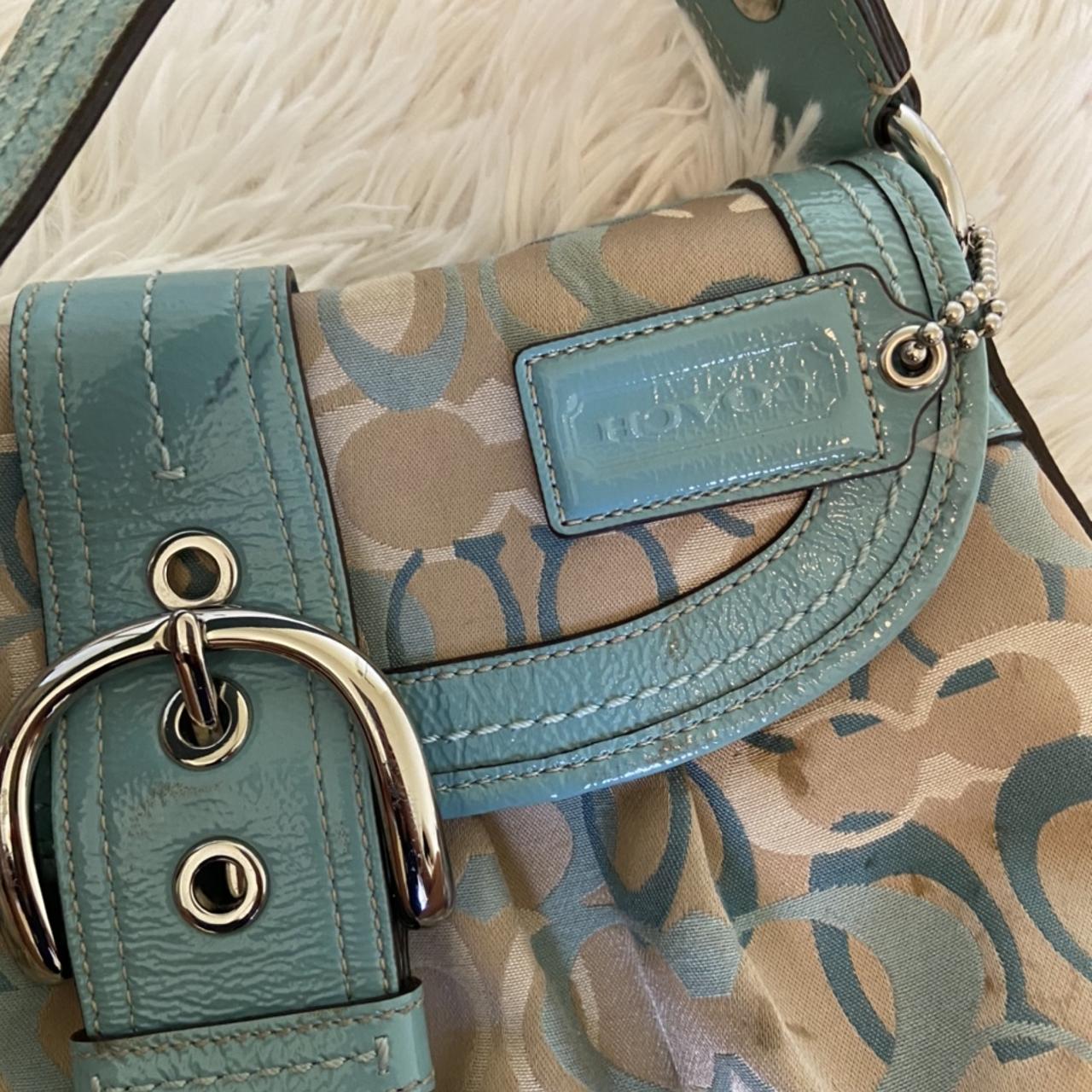 Baby Blue🦋🦋 Blue Coach purse!! Absolutely beautiful... | Depop