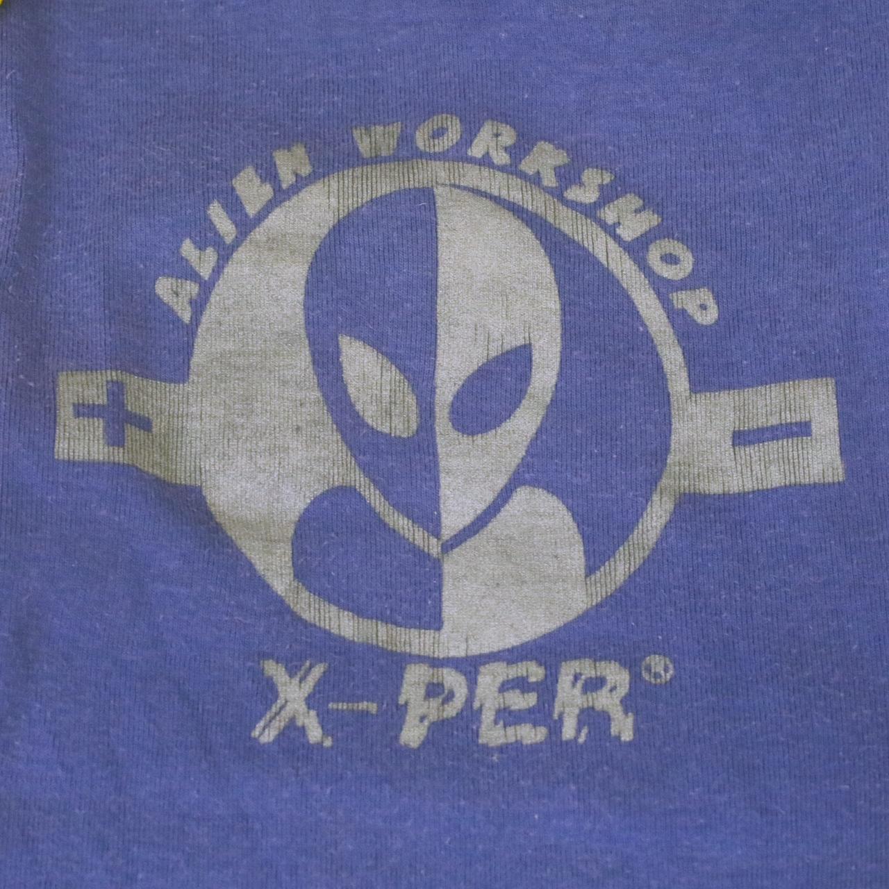 Official X-PER ALIEN WORKSHOP Elastic T-Shirt USED... - Depop