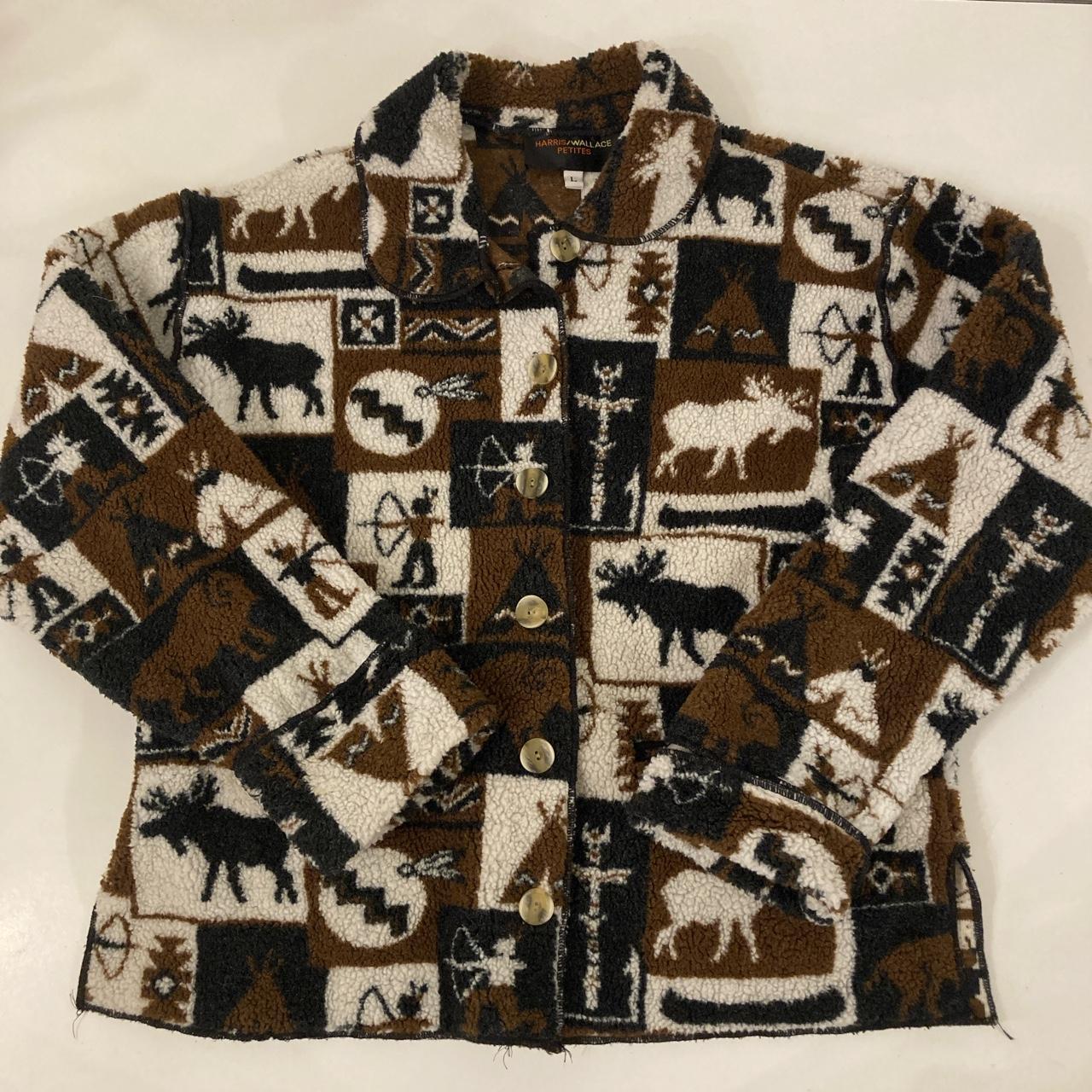 Women's Brown and Tan Jacket | Depop