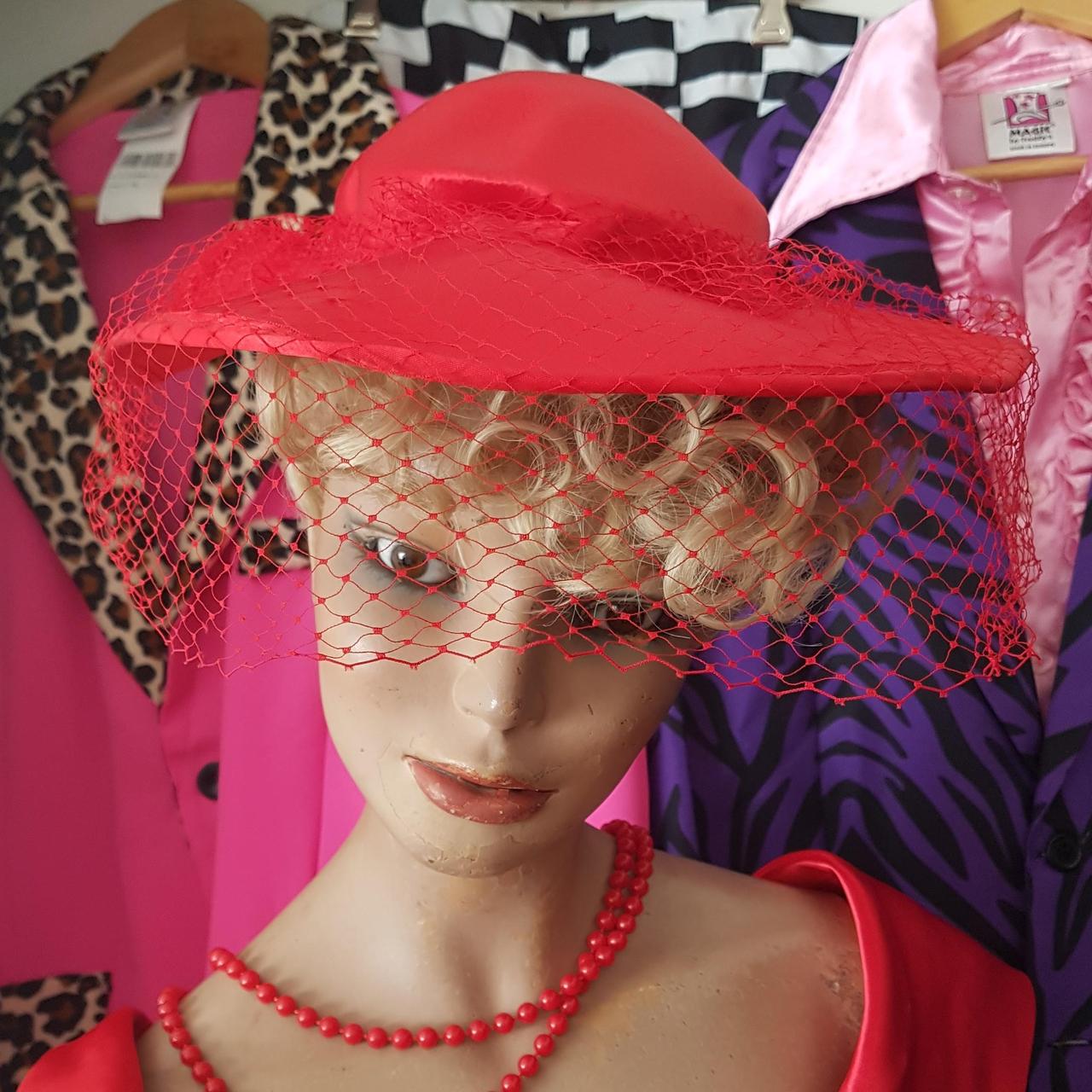 Fabulous "Kath & Kim" Style Brilliant Red Wedding... | Depop