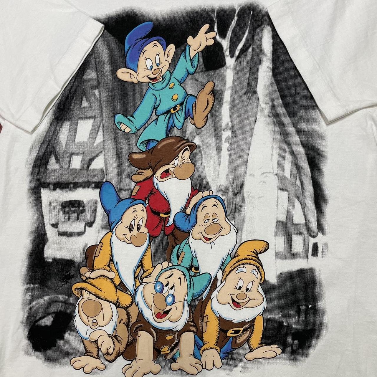 Vintage 90s Snow White and the Seven Dwarfs single... - Depop